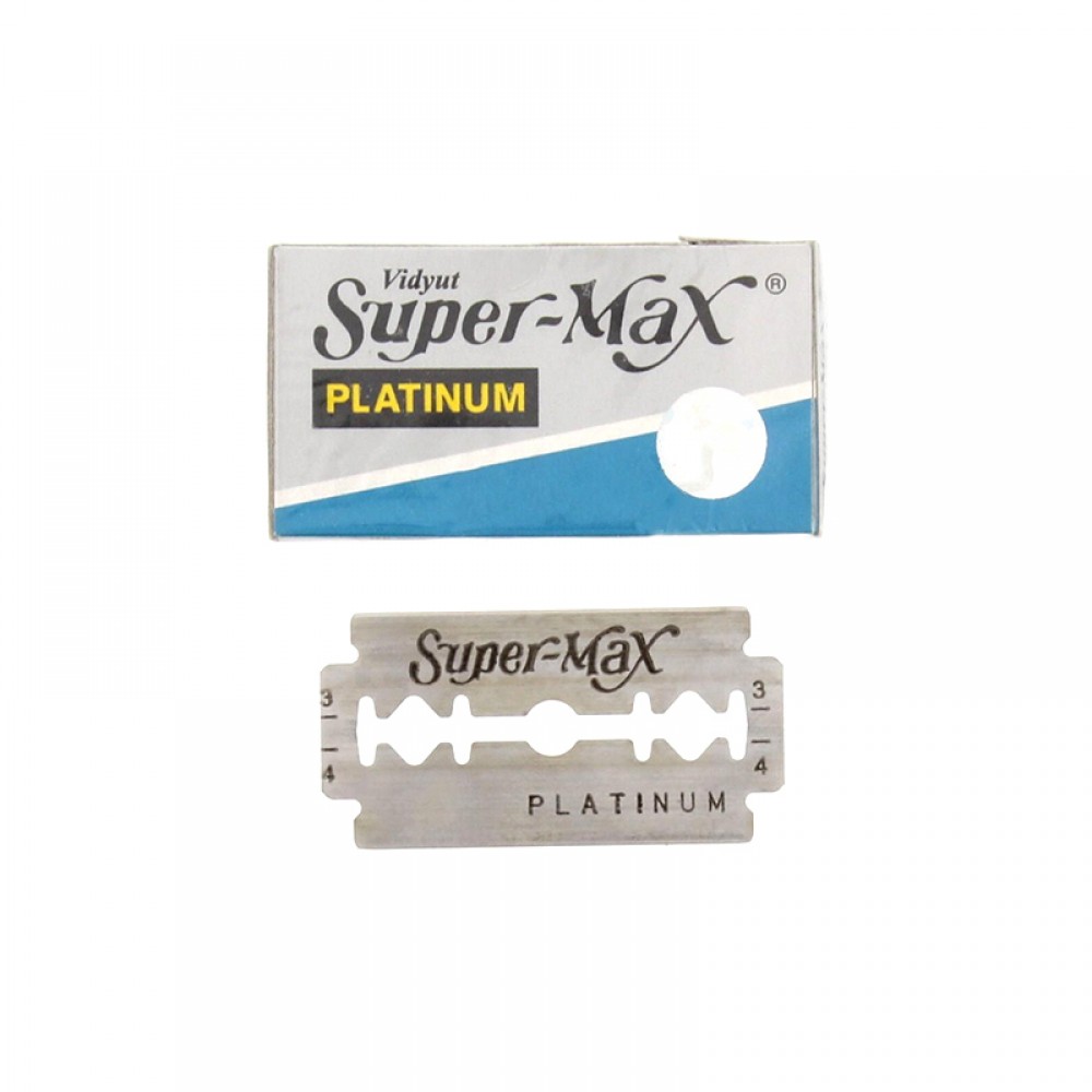 Barbercompany Купити Żyletki Super-Max Super Platinum DE Razor Blades 5 ...